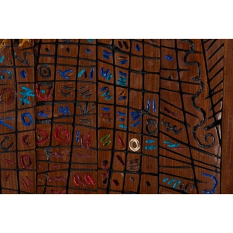 Cloth with history II by El Anatsui on artnet