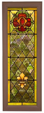 Pair of Tiffany Studios Gothic Revival Windows, St. Pauls Presbyterian ...