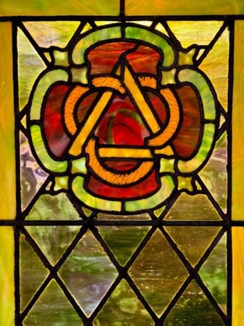 Pair of Tiffany Studios Gothic Revival Windows, St. Pauls Presbyterian ...