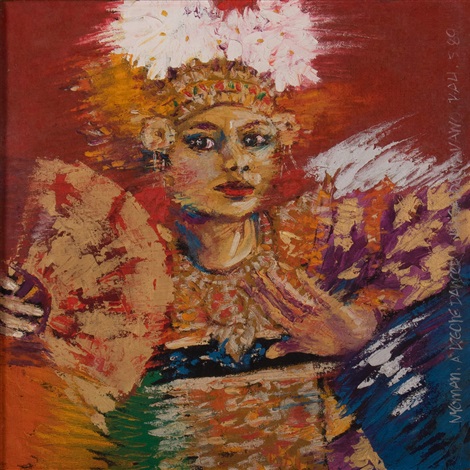 Nyoman, A Legong Dancer by Jerry Elizalde Navarro on artnet