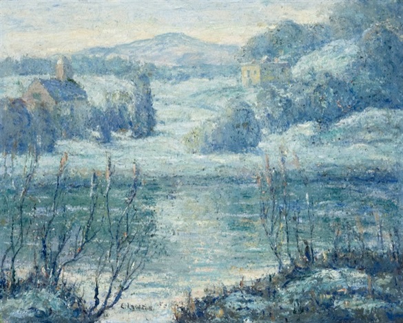 Early spring, Connecticut by Ernest Lawson on artnet