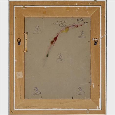 Abstract Floral Purple, green black by Bertram Richard Brooker on artnet