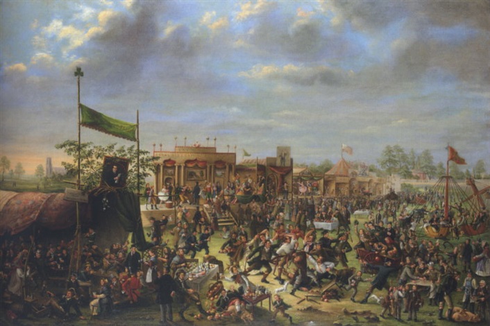 A scene at Donnybrook Fair by Samuel Watson on artnet