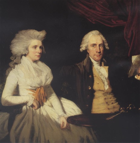 PORTRAIT OF JOHN HAMILTON AND HIS WIFE ISABELLA by Gilbert Stuart on artnet
