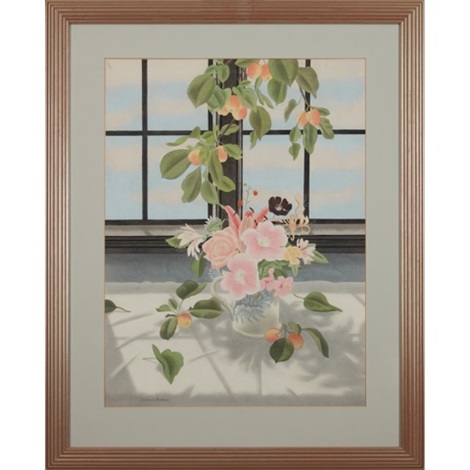 POSIE WITH CRABAPPLE BOUGH by Barbara Balmer on artnet