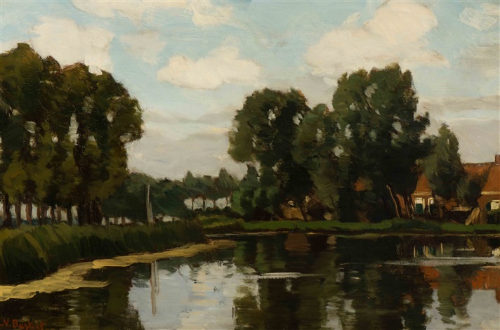 View of the river Vecht by Nicolaas Bastert on artnet