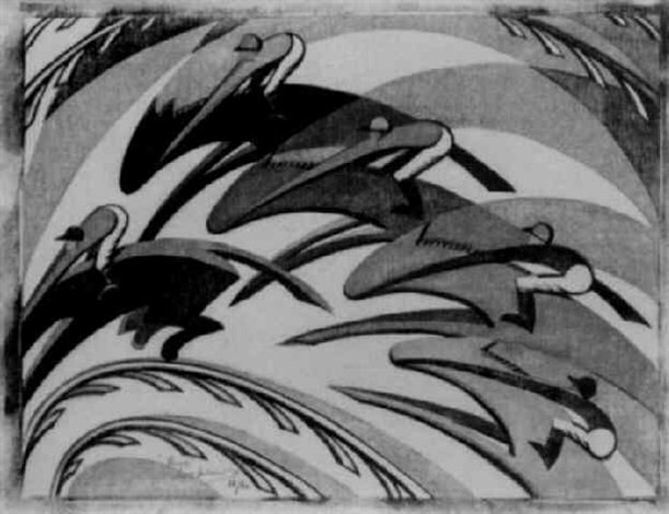 Racing by Sybil Andrews on artnet