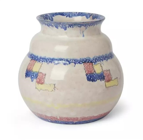 Bauhaus vase with geometric design, 1930s by Margarete Heymann-Marks ...