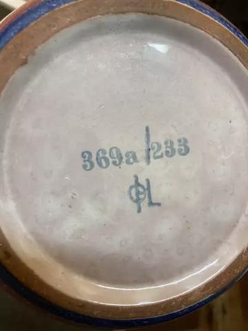 Bauhaus vase with geometric design, 1930s by Margarete Heymann-Marks ...