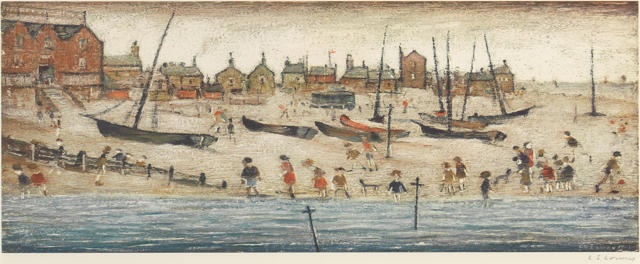The Beach by L.S. Lowry on artnet