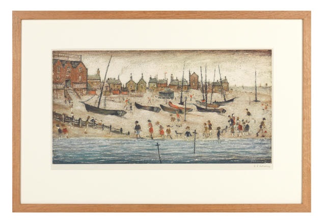 The Beach by L.S. Lowry on artnet