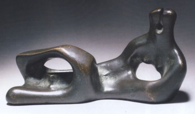 Reclining figure by Henry Moore on artnet