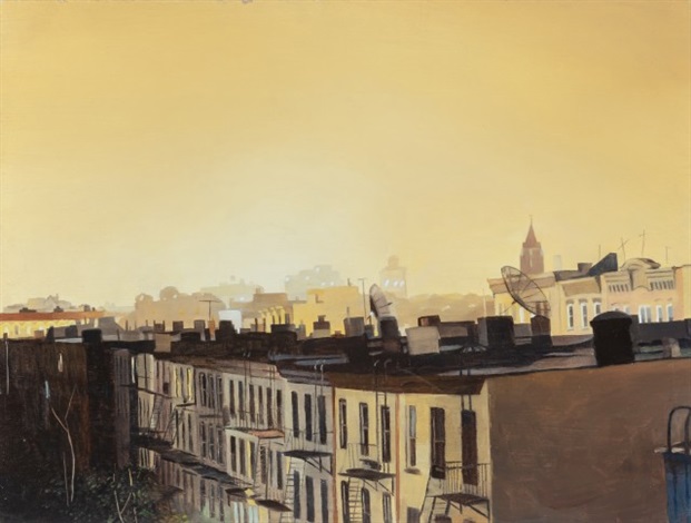 Rear Window View, Brooklyn, 1992 by Andrew Lenaghan on artnet