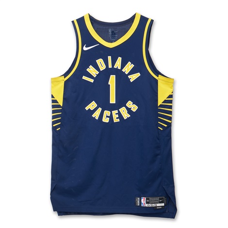 Obi Toppin Indiana Pacers 2023-2024 Kia NBA Tip-Off Game Worn Icon ...