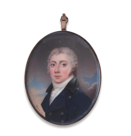 Richard, 2nd Earl of Mount Edgcumbe 1764-1839, wearing blue coat with ...