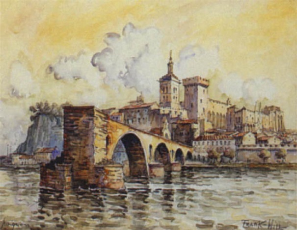Le Pont dAvignon et le Palais des Papes by Frank-Will on artnet