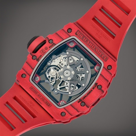 Richard Mille. Reference RM35-02 RAFA A carbon TPT and diamond-set ...