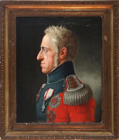 Portrait of King Frederik VI by Christoffer Wilhelm Eckersberg on artnet