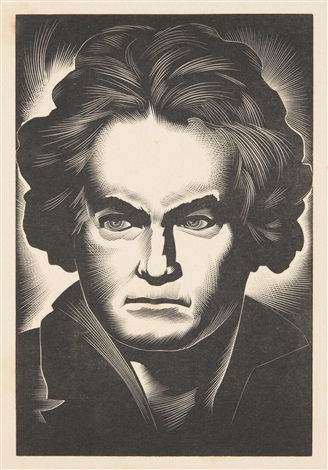 Portraits of Three Composers Bach, Mozart, and Beethoven by Paul ...