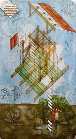 The Axonometric Tree House by Lizzy Vullings on artnet