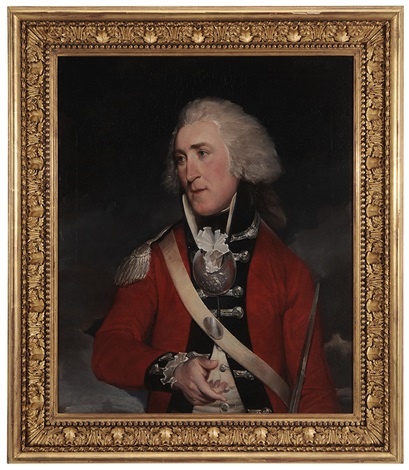 Captain Harry Burrard, later the 1st Baronet Burrard 1755-1813, in the ...