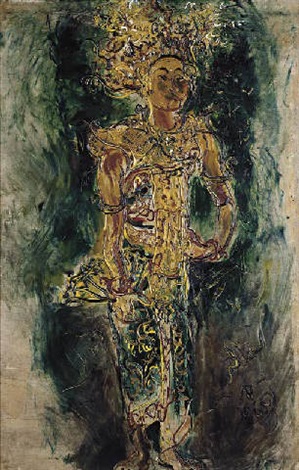 Javanese dancer by Affandi on artnet