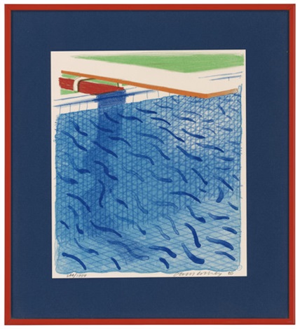 Pool made with paper and blue ink for book, from Paper Pools by David ...