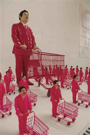 Pink army by Manit Sriwanichpoom on artnet