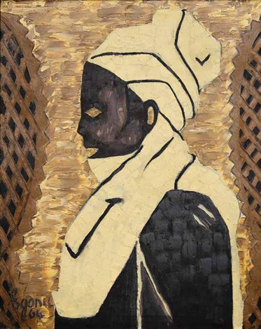 PORTRAIT OF NORTHERN MAN by Uzo Egonu on artnet