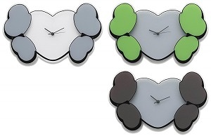 KAWS HEART AND CROSSBONE WALL CLOCK by KAWS on artnet