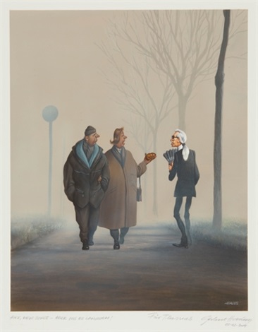 Collection of cartoon drawings by Gerhard Haderer on artnet