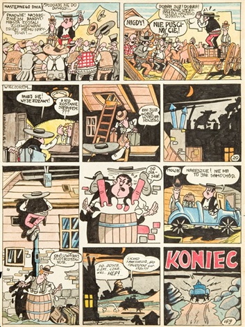 Flip i Flap na dzikim zachodzie , niepublikowana comic splash no. 159 by Tadeusz Raczkiewicz on ...