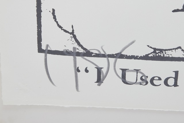 FAILE SIGNED I USED TO BE WORTH SOMETHING PRINT by FAILE on artnet