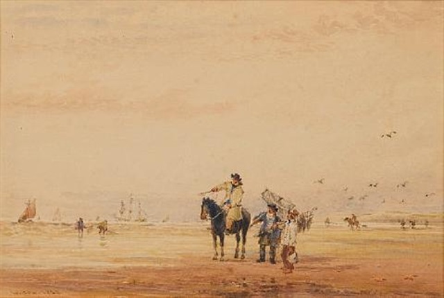 Morcombe bay by David Cox the Elder on artnet