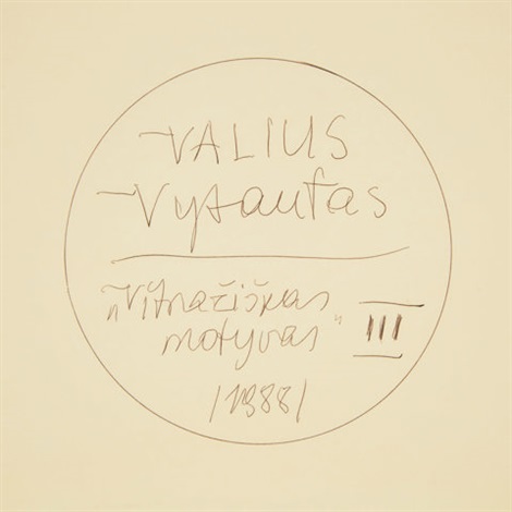 ABSTRACT, 1988 by Vytautas Valius on artnet