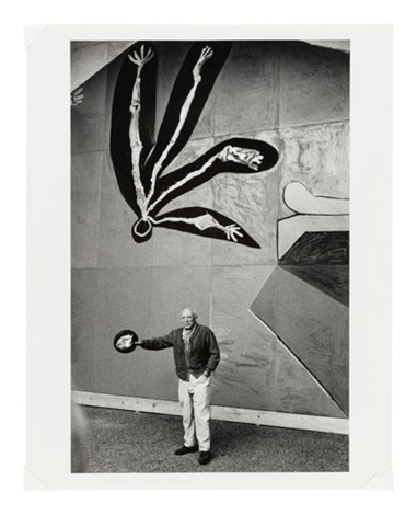 Picasso unveiling mural for UNESCO by Inge Morath on artnet