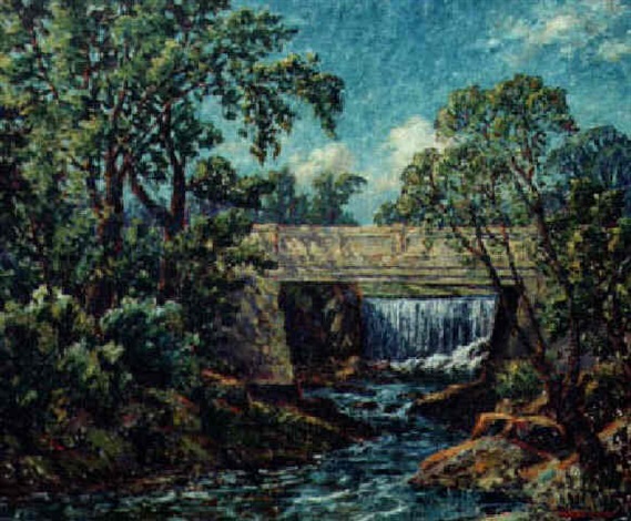 Stroudwater Dam by Rupert Lovejoy on artnet
