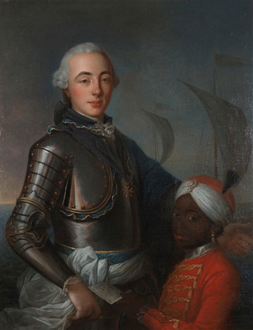 Portrait de Louis-Armand-Constantin de Rohan, prince de Montbazon 1732 ...