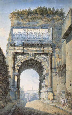 Veduta dellArco di Tito by Franz Kaisermann on artnet
