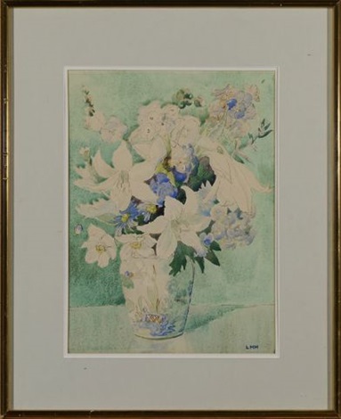 VASE OF FLOWERS by Letitia Marion Hamilton on artnet