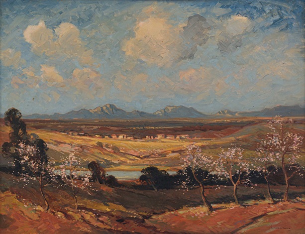 Landscape with Trees in Blossom by William Mitcheson Timlin on artnet