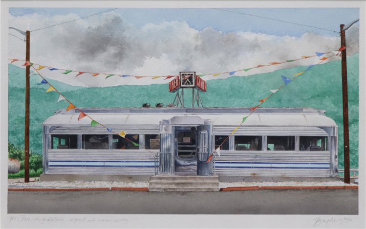 Diner, 1996 by John Baeder on artnet