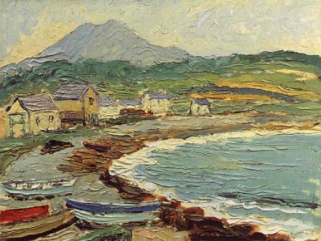 The old harbour, Greystones by Letitia Marion Hamilton on artnet