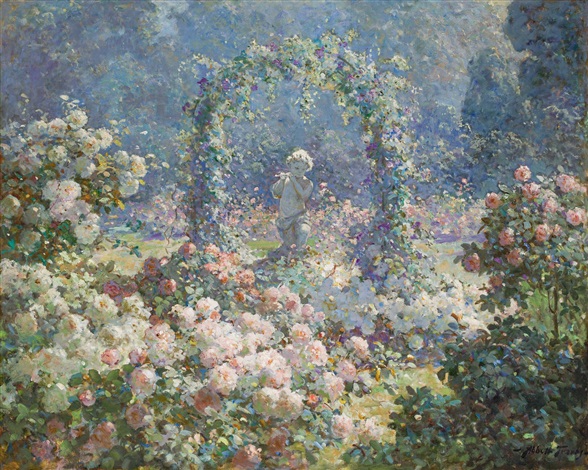 Hunnewell Gardens by Abbott Fuller Graves on artnet