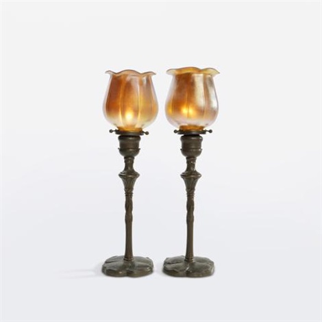 Pair of Candlesticks by Tiffany Studios on artnet