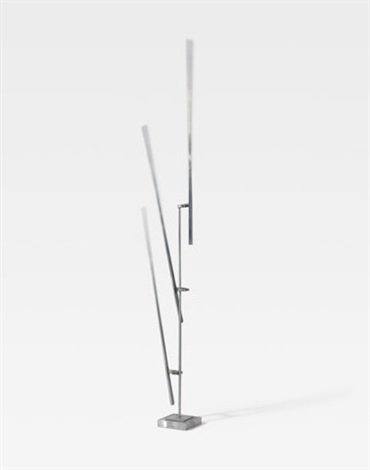 Three Lines up Staggered by George Rickey on artnet