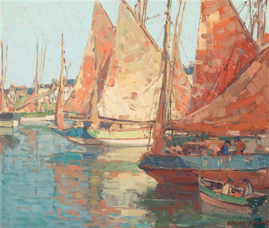 Brittany Harbor by Edgar Alwin Payne on artnet