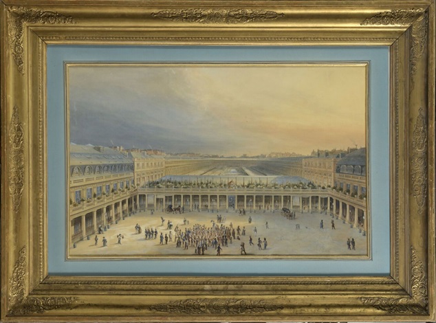 Vue de la nouvelle galerie du Palais Royal by Jean-Jacques Champin on ...