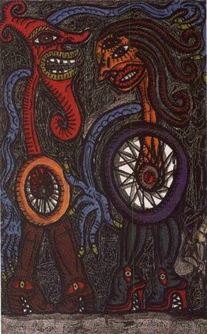 Couple by Robert Combas on artnet