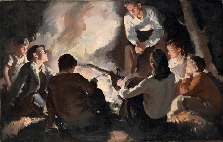 Her face as rapt as any of the boys, Lyle would listen to Brian ...